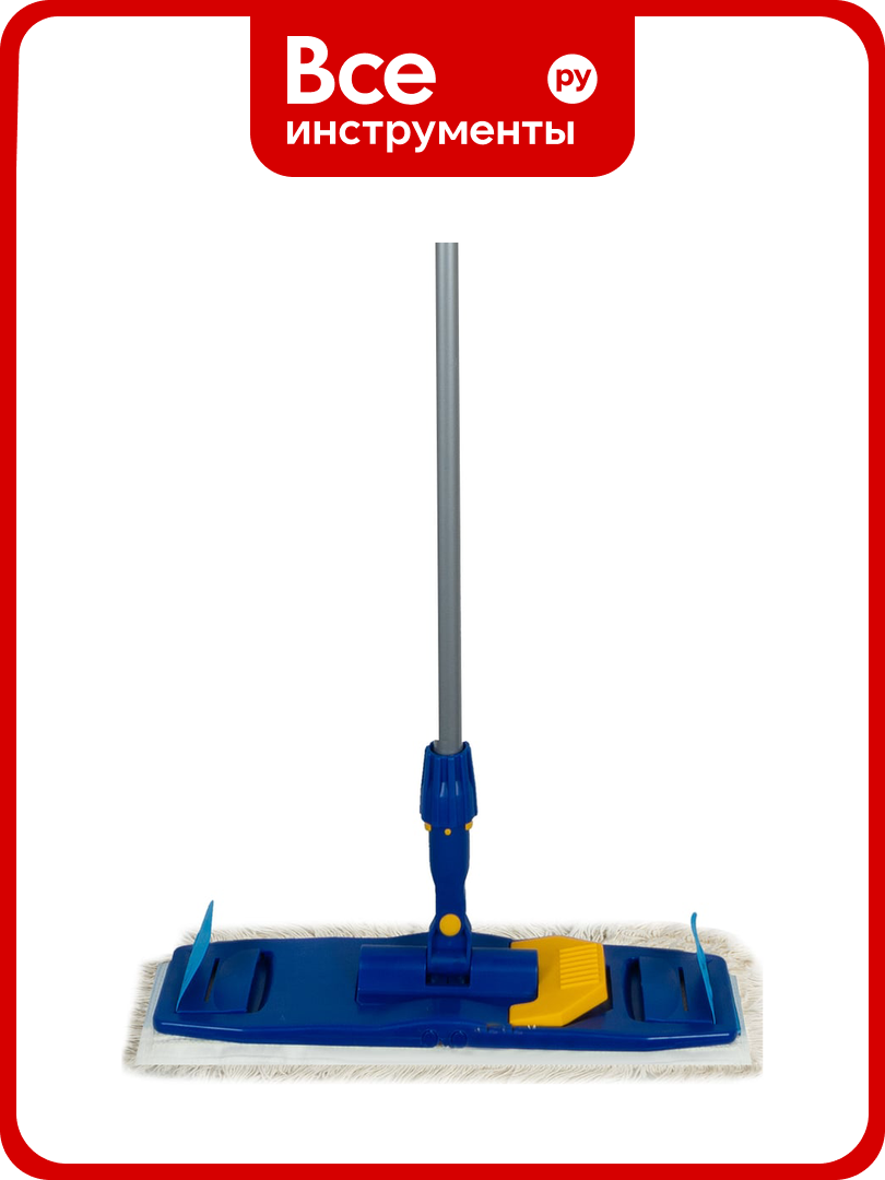 Швабра с плоским мопом NV хлопок 40 см NV-MOP3400