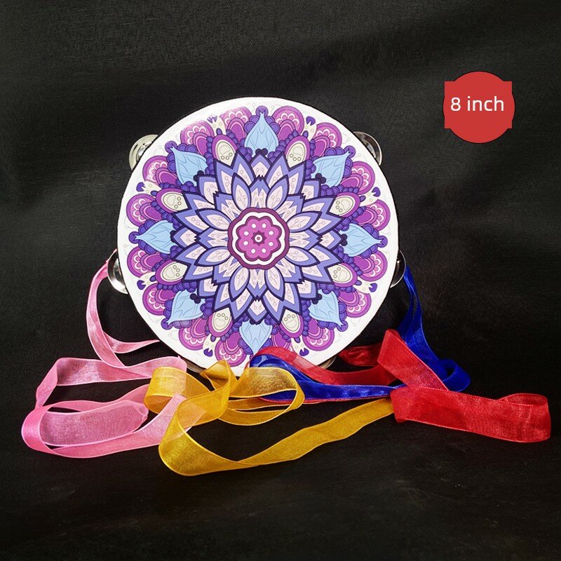 Погремушка Dunhuang Feitian tambourine Синьцзян-уйгурская погремушка стример с кисточками для танцев Орф ударный