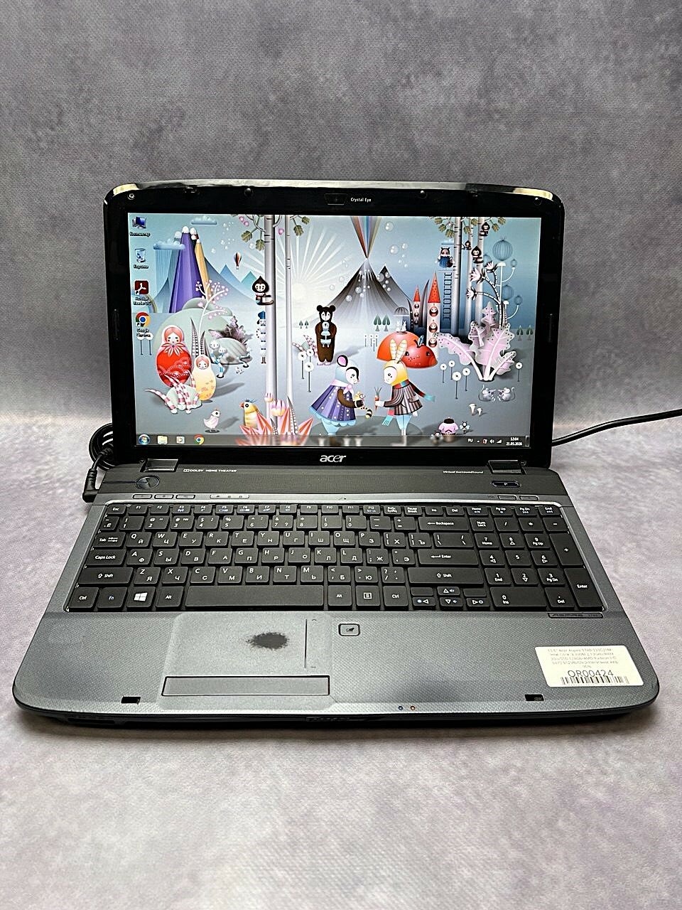Ноутбук 15.6" Acer Aspire 5740-333G25Mi Intel Core i3 330M 2.13GHz/RAM 4Gb/SSD 128Gb/AMD Radeon HD 5470 512Mb/DVD-RW