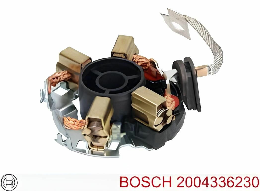 Щеткодержатель стартера VAG A3 Fabia Octavia Golf IV Sharan T4 BOSCH 2 004 336 230