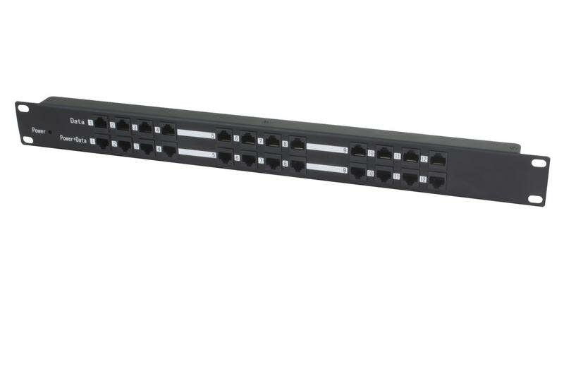 Инжектор PoE пассивный Midspan-12/P Fast Ethernet на 12 портов OSNOVO 11230