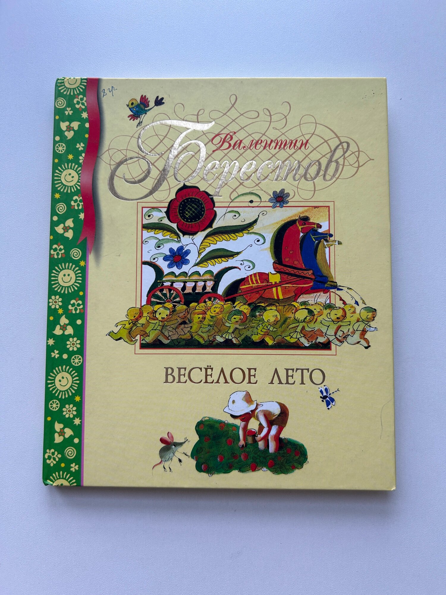 Книга "Веселое лето. Стихи". Художник Лев Токмаков. Издание 2014 года (second-hand книга)