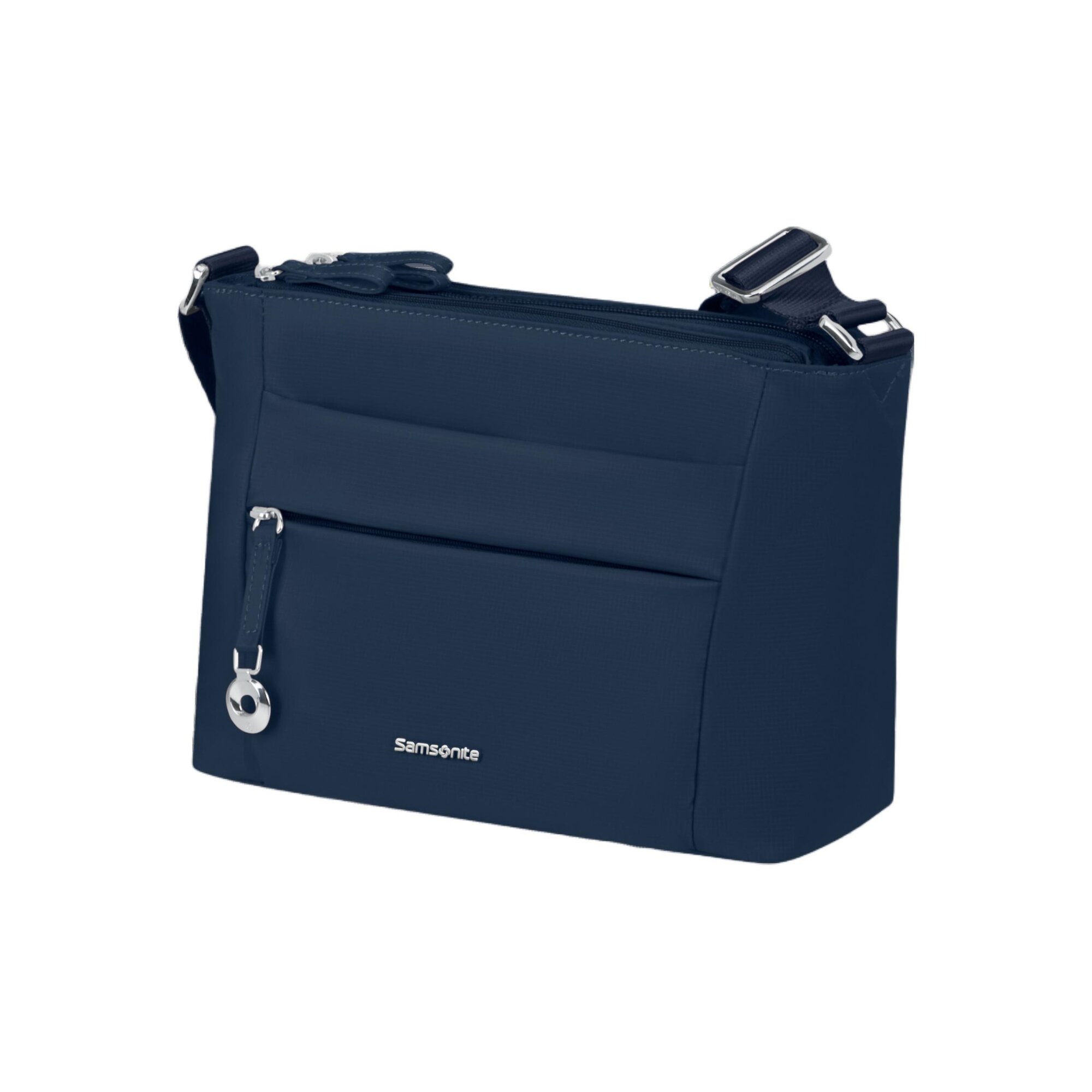 Сумка Samsonite, фактура матовая, темно-синий — фото 1