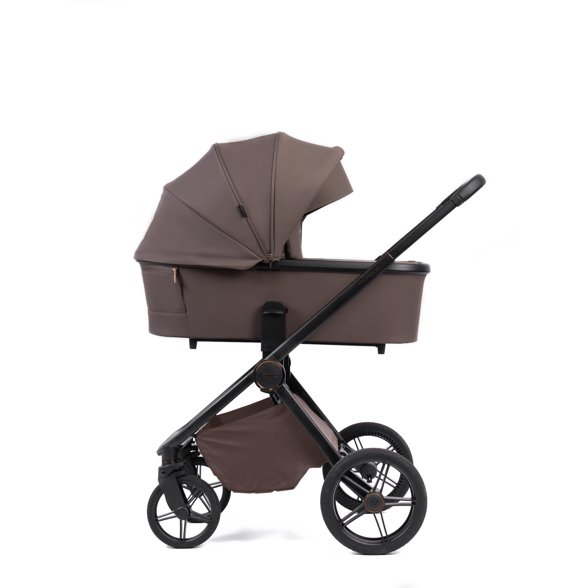 Коляска детская 2 в 1 Peppy Monaco Plus Brownie с рождения до трех лет