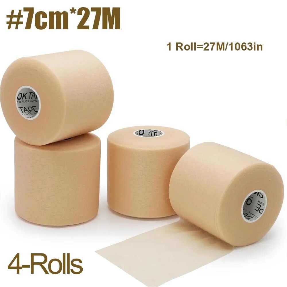 Спортивная лента OK TAPE 7cm x 27m, 4 ролла