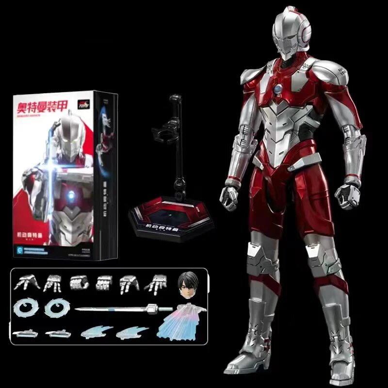Фигурка Ultraman ZD - Котаро Хигаси, Зеро Сют, Тига, Эйс, Ультра Севен, Джек 18 Серебряный, Ultraman
