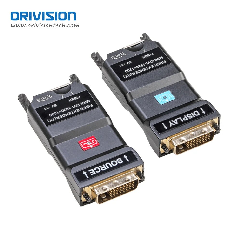 ORIVISION Мини DVI HD 1080P60 Оптоволоконный Конвертер 2км