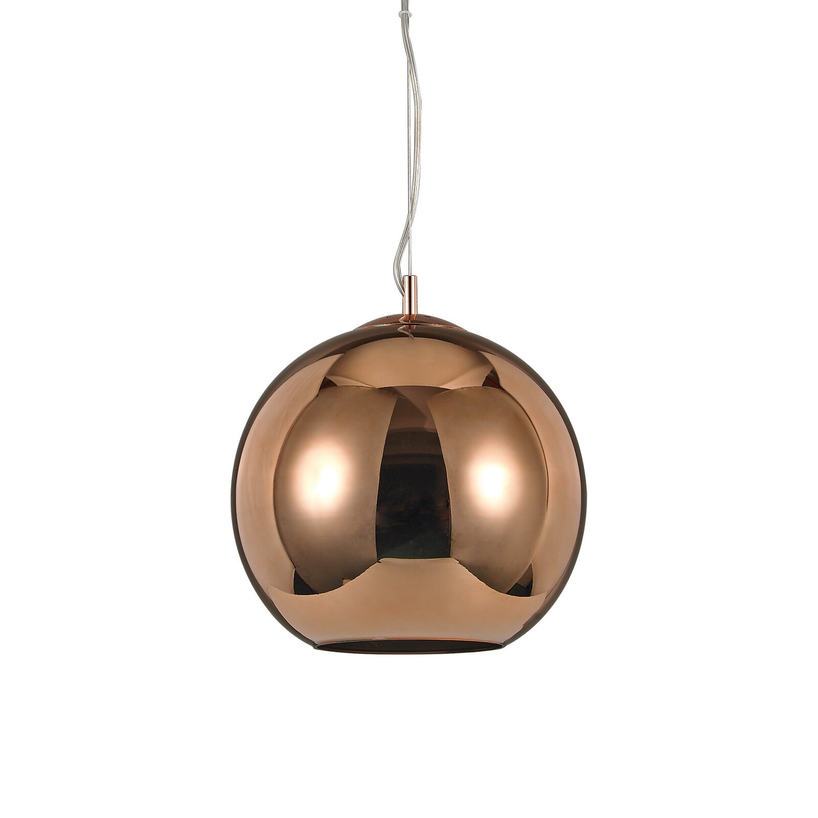 Светильник подвесной ideal lux Nemo SP1 D30 макс.1х60Вт IP20 E27 230В Медь Стекло/Металл Без лампы 111902.