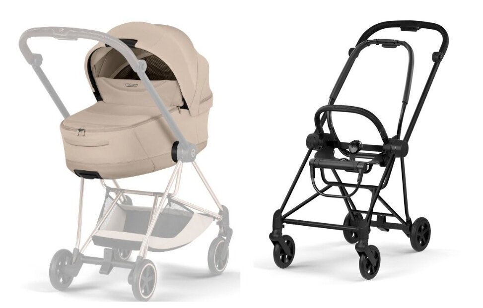 Коляска для новорожденного Cybex Mios IV 2026 Cozy Beige matt black