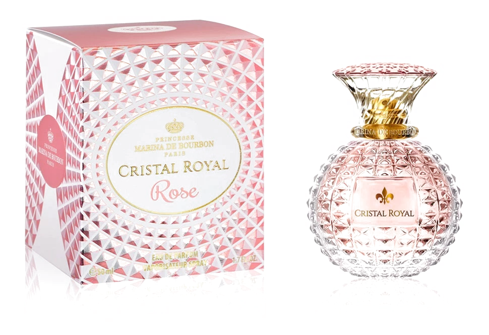 Туалетная вода Марина Де Бурбон Кристалл Роял Роза 50 мл женская - Princesse Cristal Royal Rose