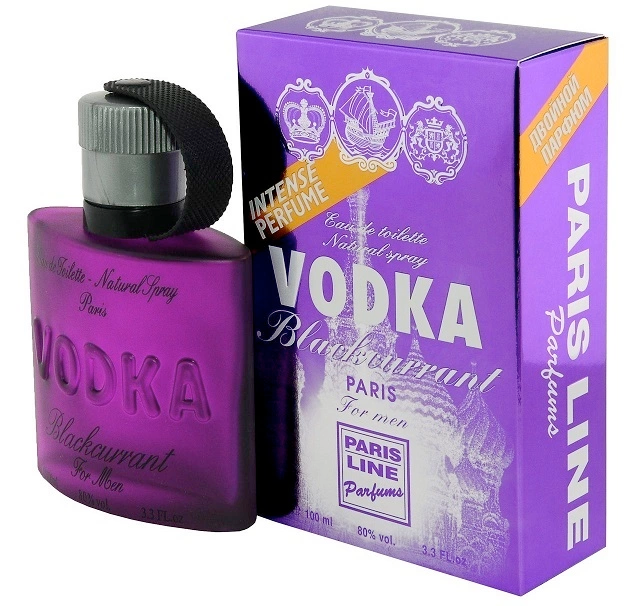 Paris Line Parfums Vodka Blackcurrant туалетная вода для мужчин 100 мл - Водка Черная Смородина