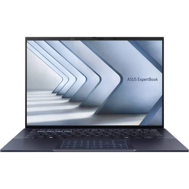 Ноутбук ASUS B9403CVAR-PP1795X 14"(2880x1800 OLED)/Intel Core 7 150U(1.8Ghz)/32768Mb/1024PCISSDGb/noDVD/Int: shared/Cam/BT/WiFi/63WHr/war 1y/0.95kg/Star Black/Win11Pro + магн корп; NumberPad; чехол; кабель microHDMI--RJ45 90NX05W1-M02F30