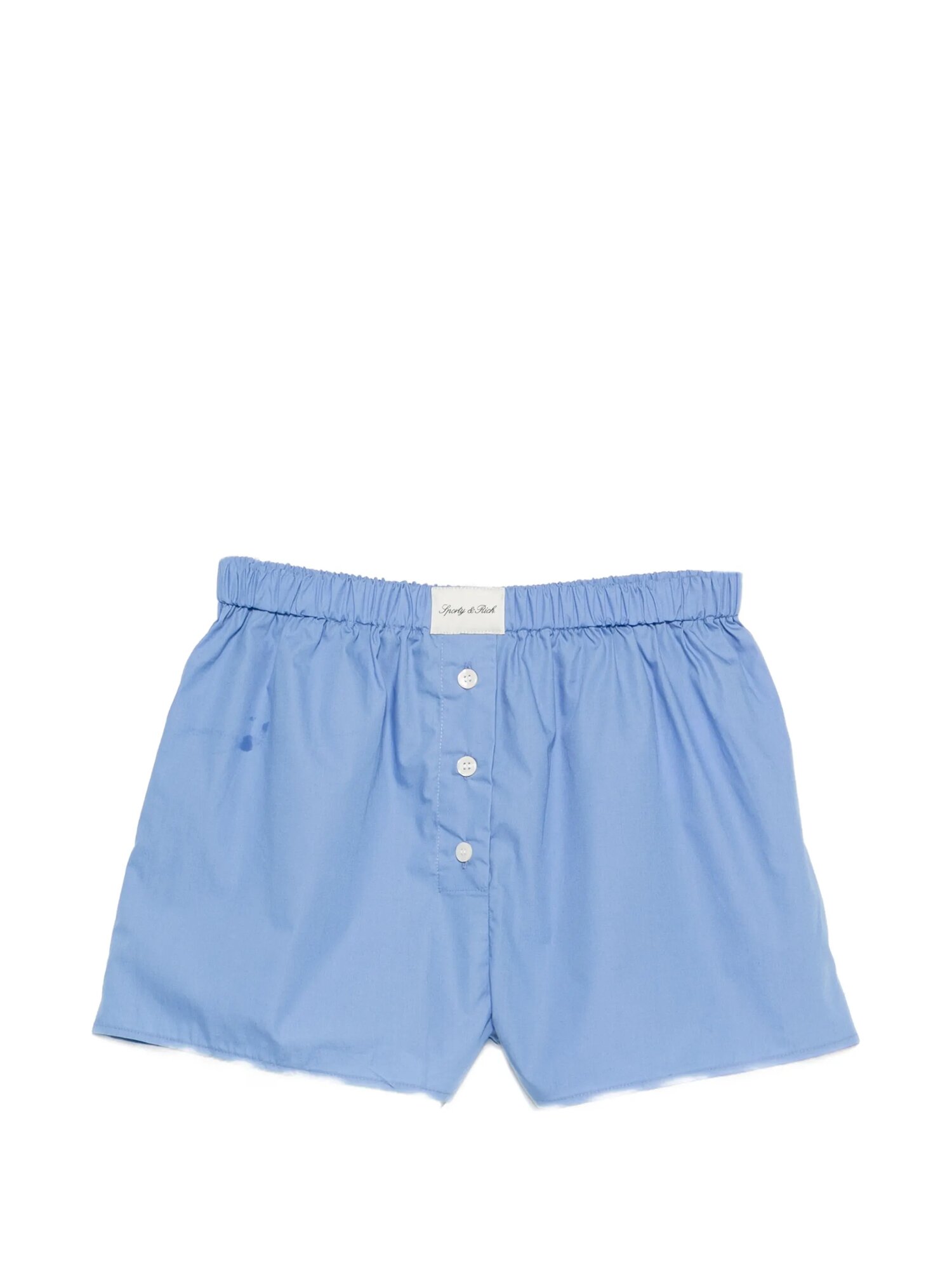 Шорты Logo-patch buttoned-front shorts