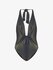 Купальник ZIMMERMANN Metallic-effect halterneck swimsuit, размер 38, синий