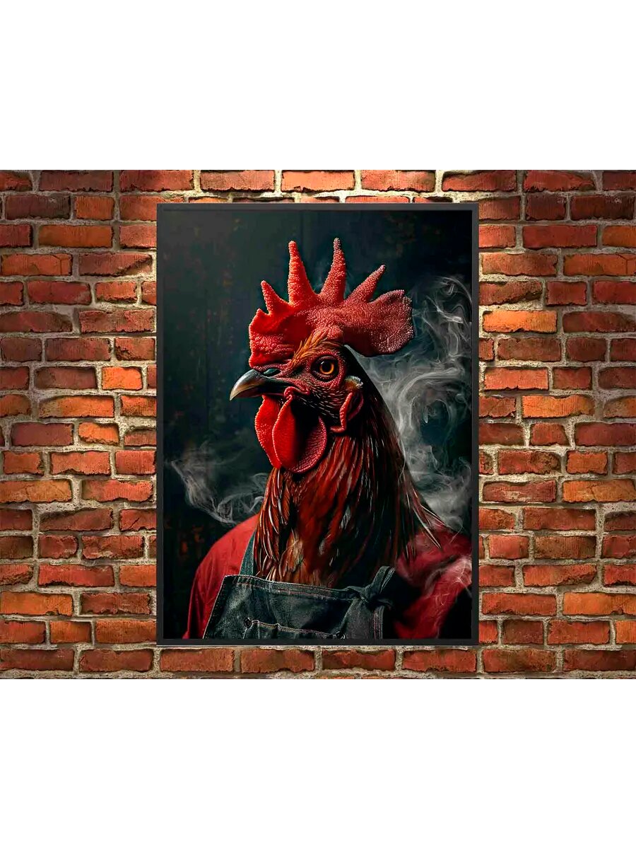 Приготовление петуха из птицы 2, Плакат 30x42см
