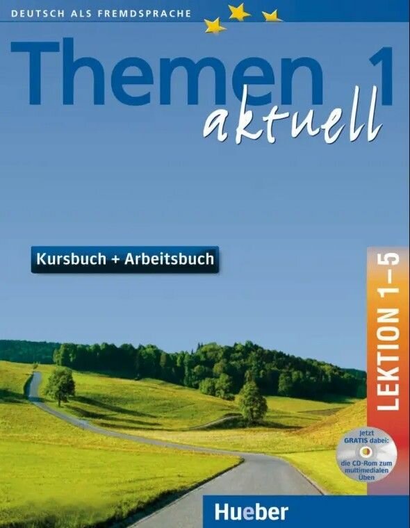 Themen aktuell 1 A1.1 Lektion 1-5 Kursbuch + Arbeitsbuch ( Без CD диска)