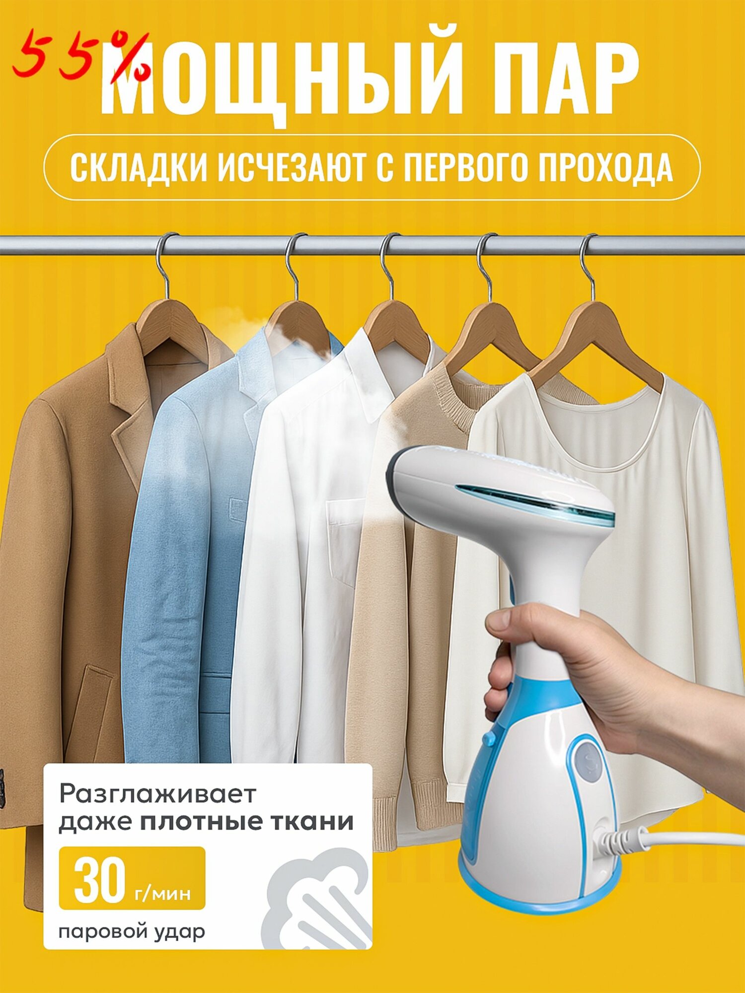 Отпариватель для одеждыcc — фото 1
