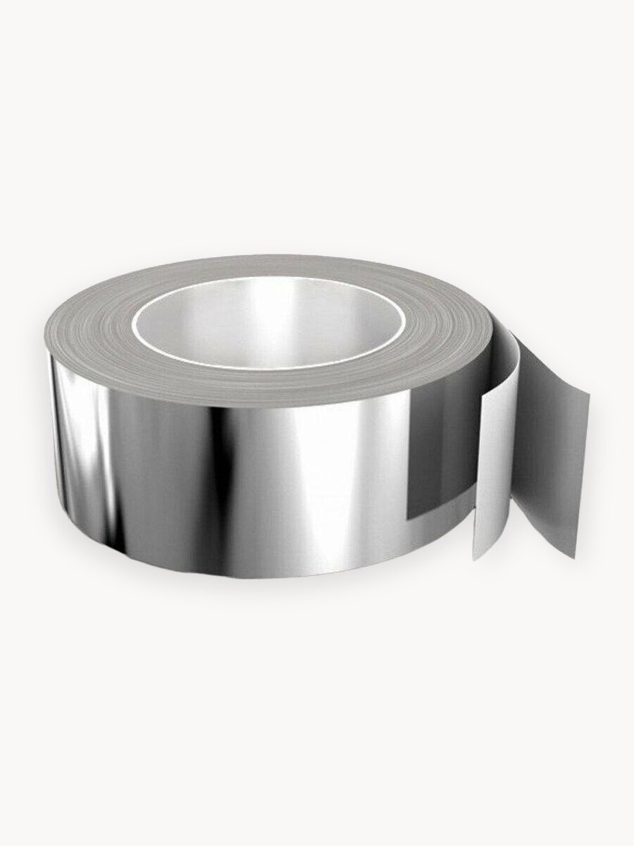 Лента алюминиевая металлизированная клейкая - бухта 40 м