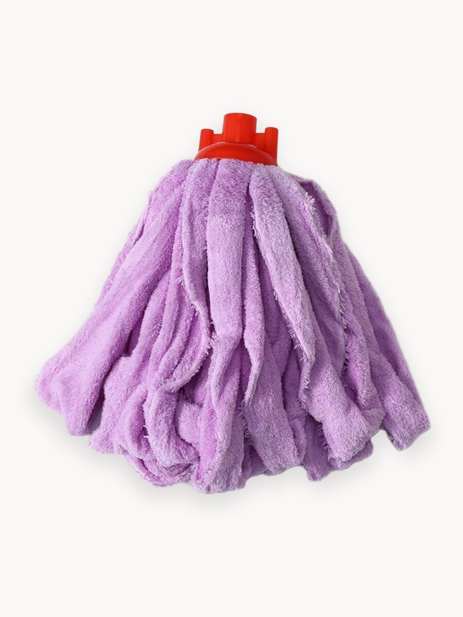 Насадка для швабры ленточная Доляна «Широкие петли», микрофибра 200 гр, цвет микс