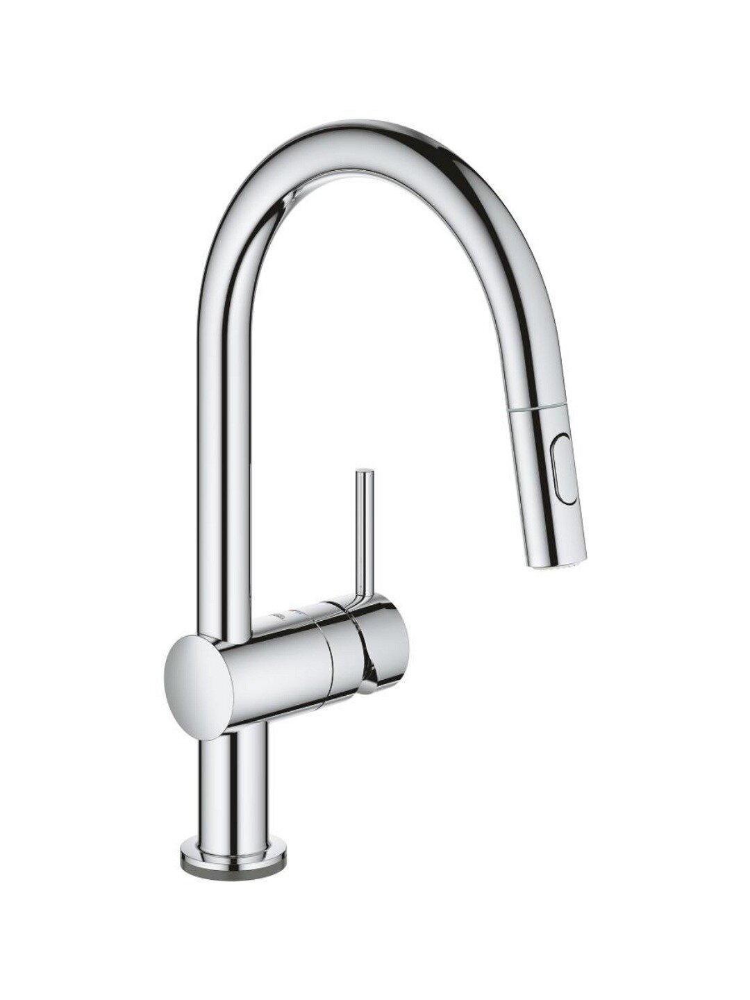 Смеситель для кухни GROHE Flair Touch 30276002 сенсорный, выдвижная лейка, 360°, хром