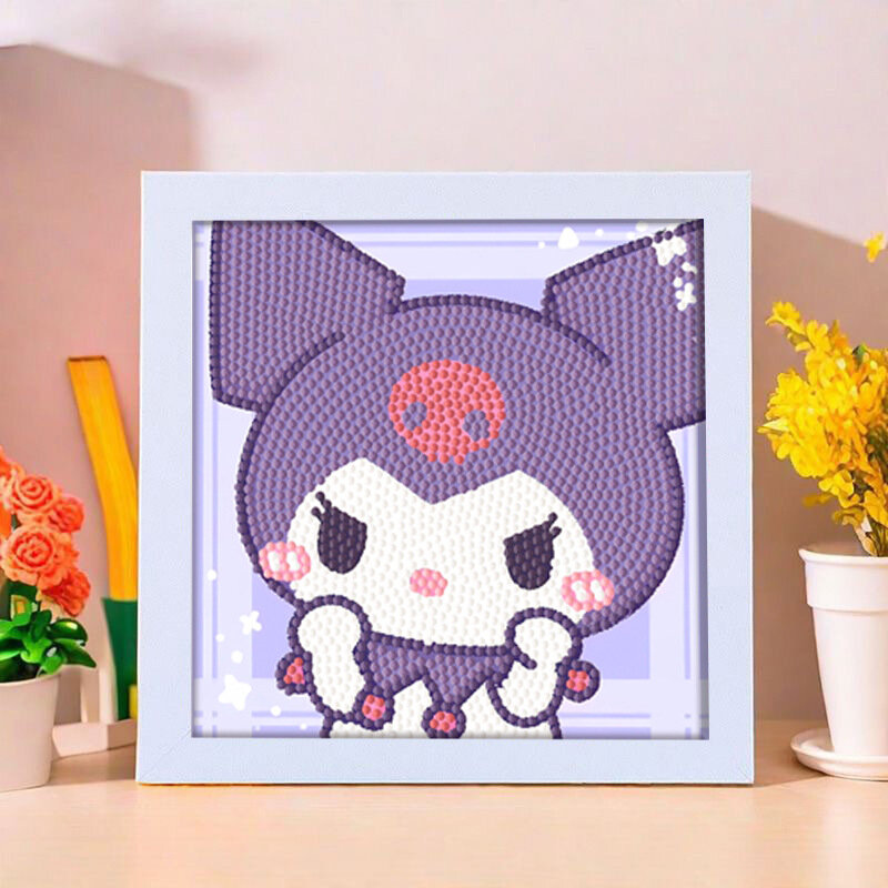 17x17см Куроми алмазная мозаика с рамкой, 5D DIY декор для стен подарок для детей