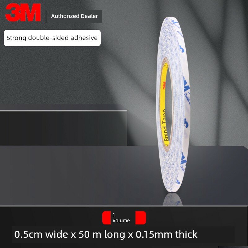 3M 9448A Полупрозрачная клейкая лента 5мм ширина 50м рулон для ремонта смартфона