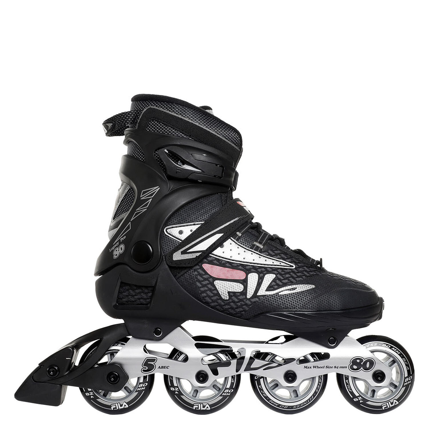 Роликовые коньки Fila Legacy Pro 80 Black/Silver/Red (UK:10)