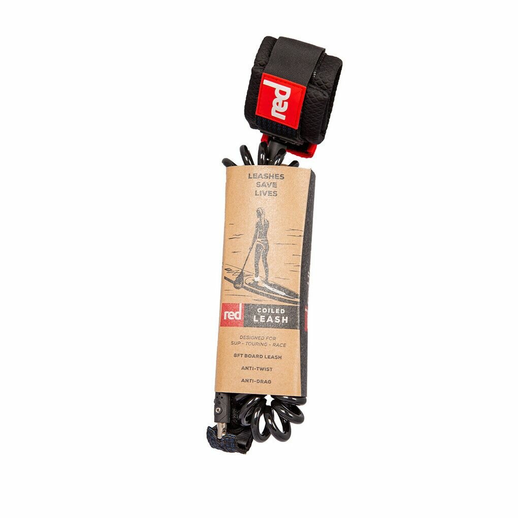 Лиш страховочный трос для сапборда сап / sup доски SUP витой RED PADDLE 8' (244 см) Coiled Leash