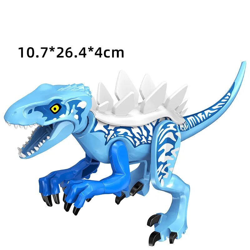 Блочный конструктор динозавр Синий, Dinosaur 45