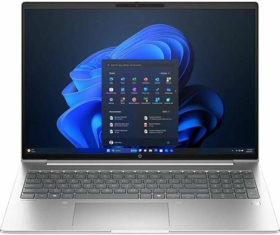 Ноутбук HP ProBook 4 G1iR, 16", IPS, Intel Core i5 1334U 1.3ГГц, 10-ядерный, 16ГБ DDR5, 512ГБ SSD, Intel Iris Xe graphics, Windows 11 Pro, серебристый C2BP3AT