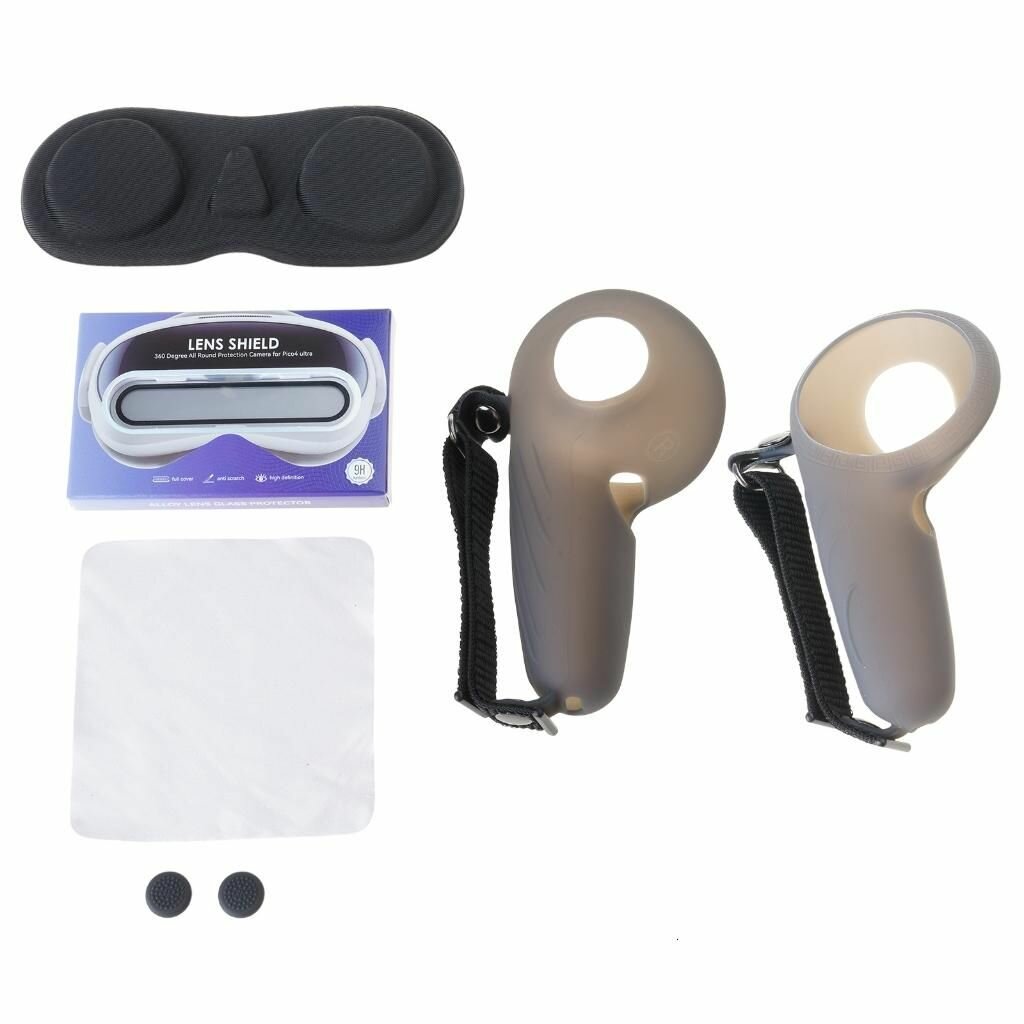 Чехлы для контроллеров и защитная пленка для PICO4 Ultra, Черный