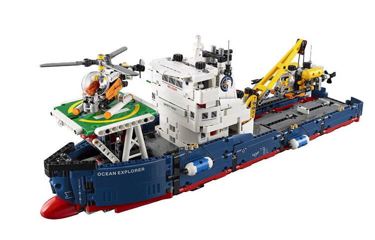 LEGO Technology Mechanical Set Ocean Exploration Ship Building Blocks 1001 2000pcs 42064 null