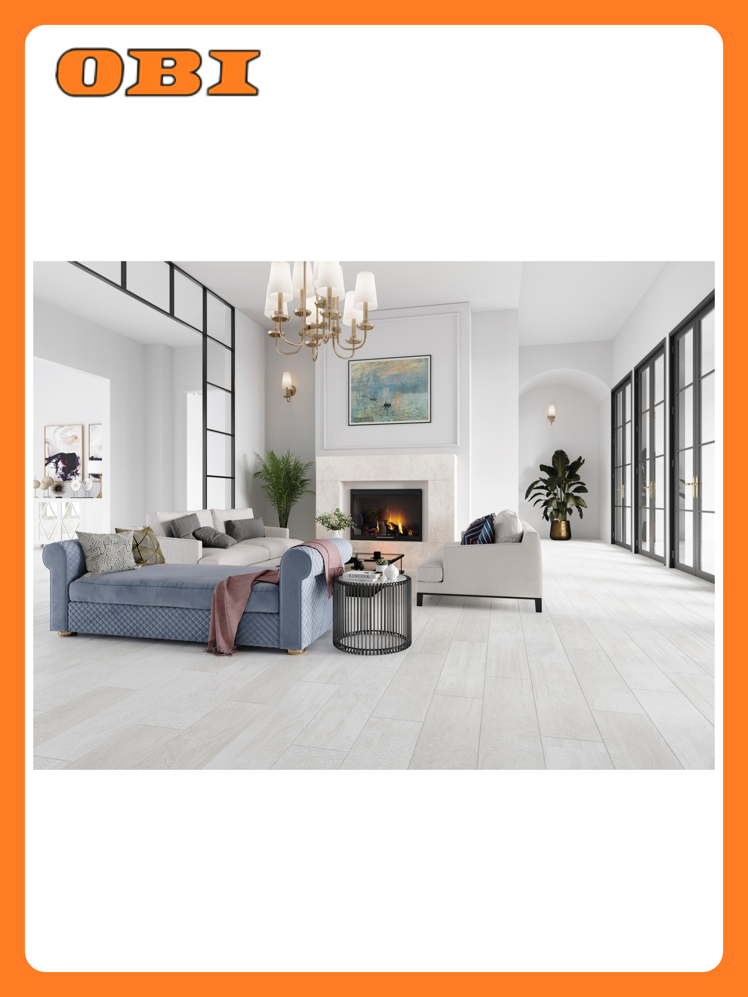 Керамогранит Cersanit Wood Concept Prime белый 21,8x89,8 см