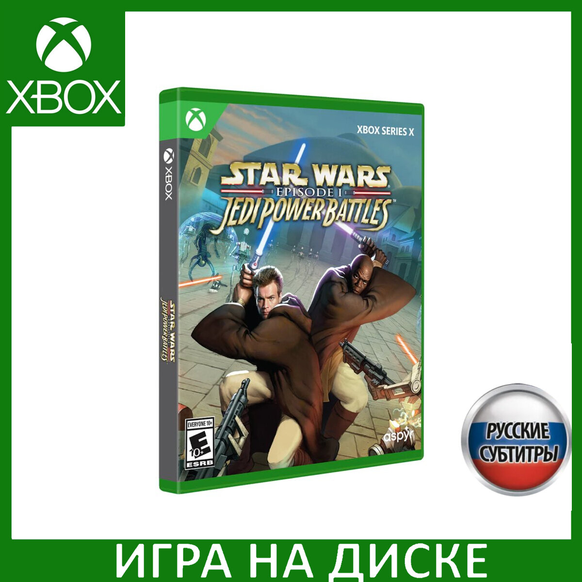 Игра Звездные войны Эпизод I (1) (Star Wars Episode I (1)): Битвы джедаев (Jedi Power Battles) (Limited Run #029) Xbox One, Series X Русская В.