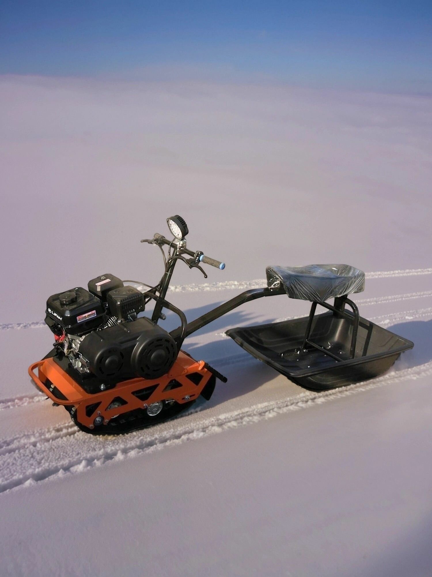 Мотобуксировщик компактный белка 2 - CVTL (+Фара) 9 л. с, Вариатор TAV2-40