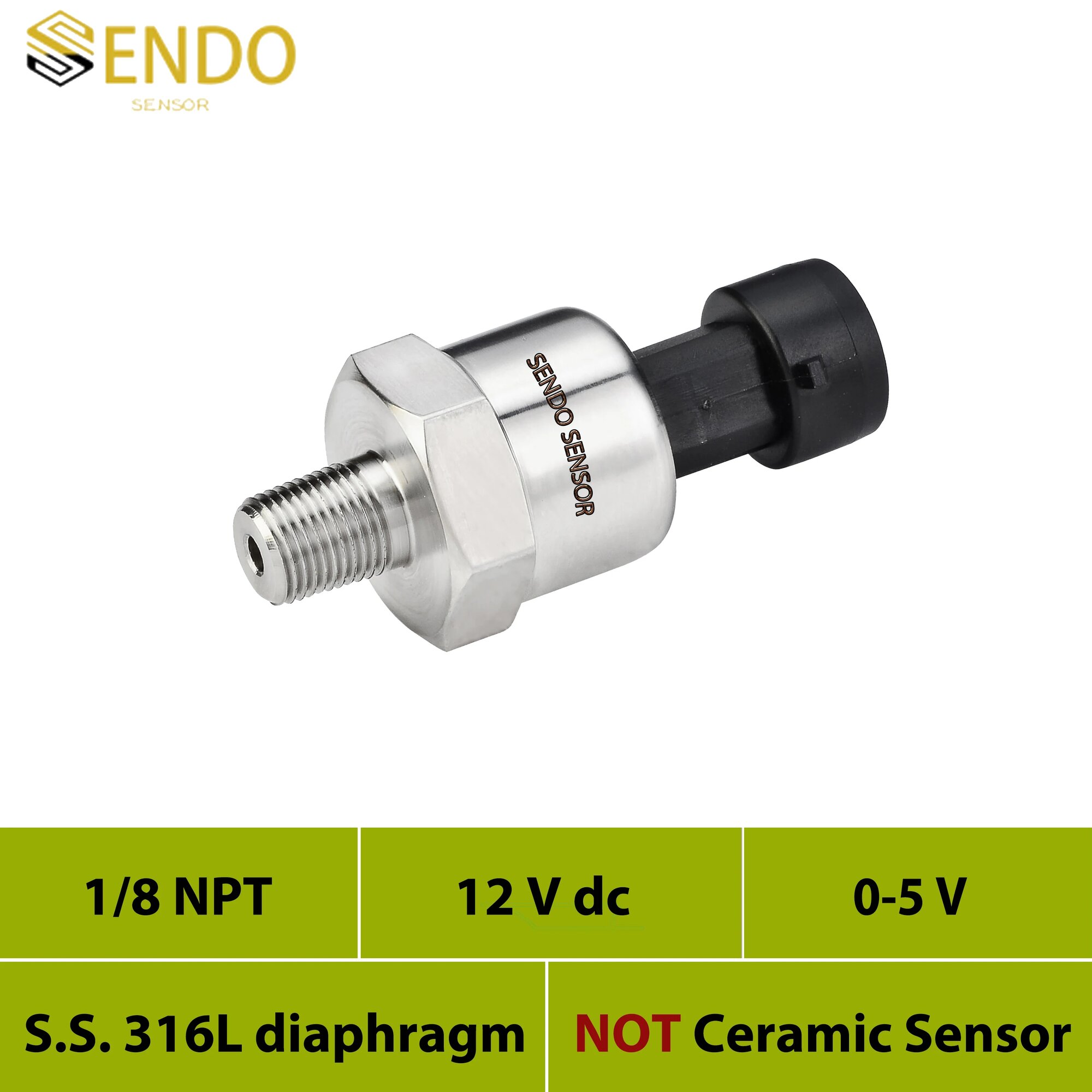 Датчик давления SENDO SENSOR 1/8 NPT, 0-5V, 15psi