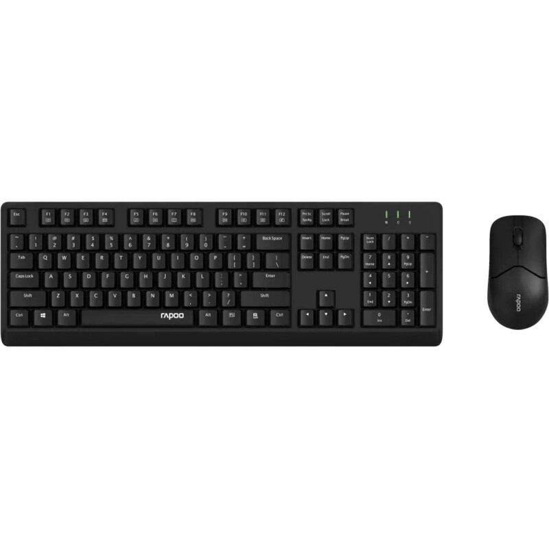 Комплект беспроводной клавиатура и мышь Rapoo X1500 (X1500-BL)