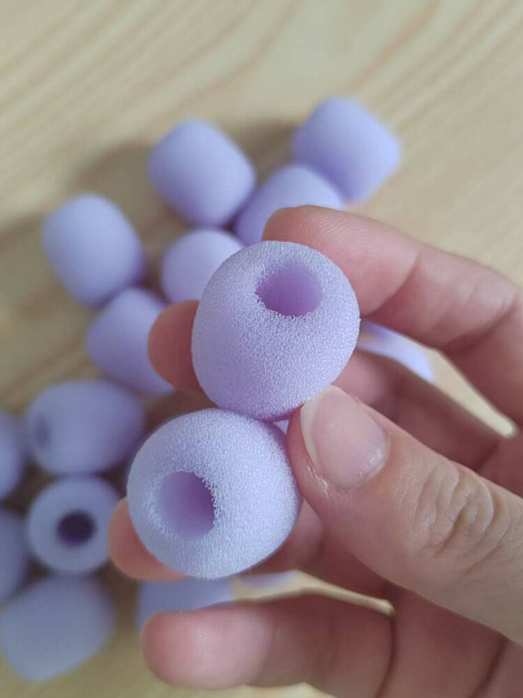 Портативный усилитель Little Bee, беспроводная гарнитура, фиолетовый губчатый чехол, губка для петличного микрофона,