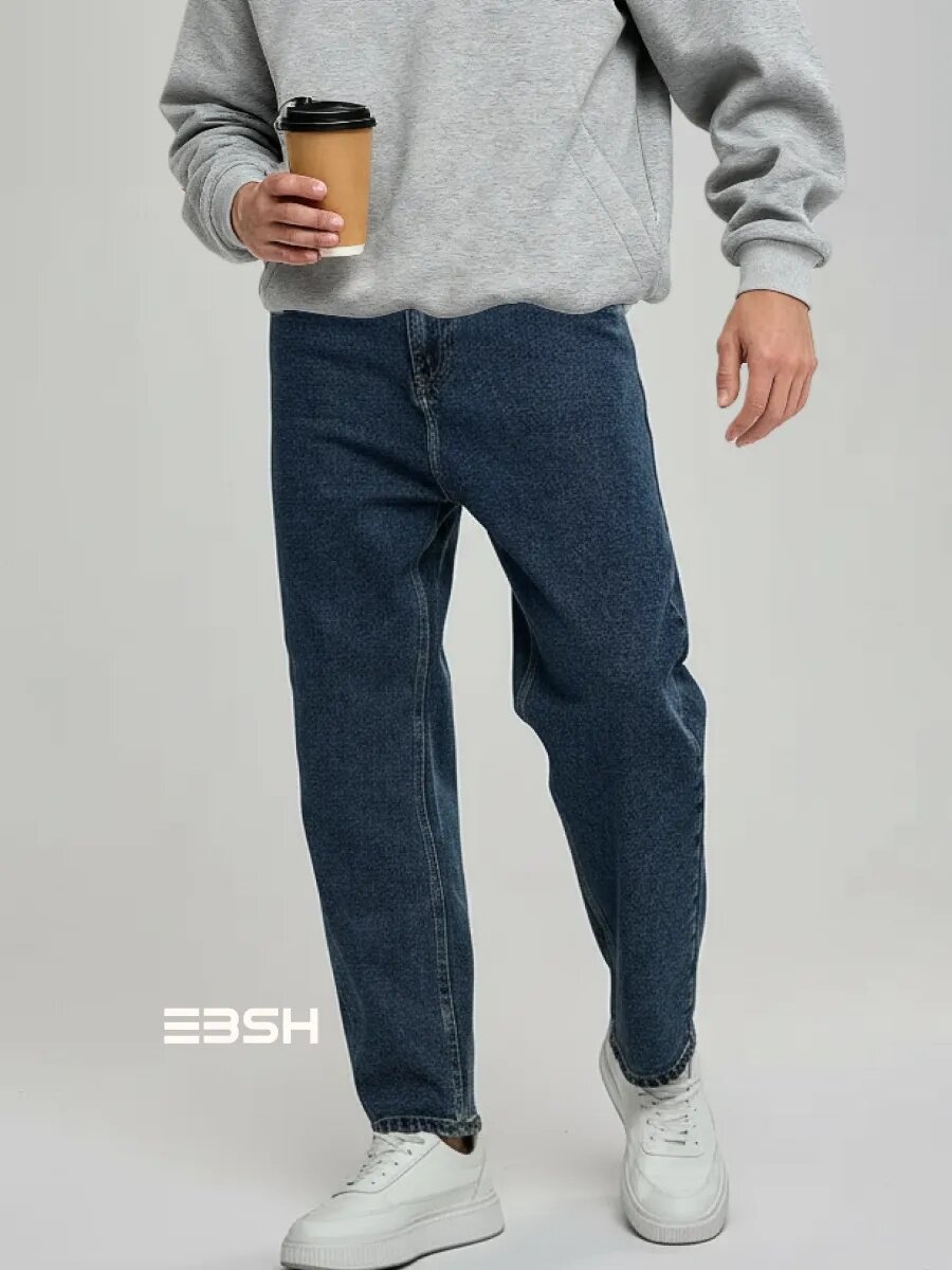 Джинсы бананы мужские повседневные 