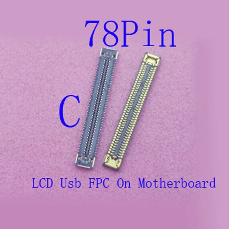 78Pin FPC разъем для ЖК-дисплея USB, 5Pcs C