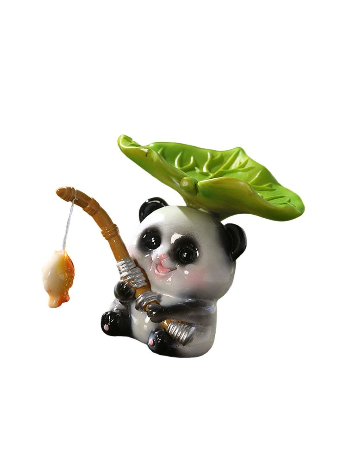 Статуэтка животного из смолы Украшение офисного стола Функция водного пейзажа