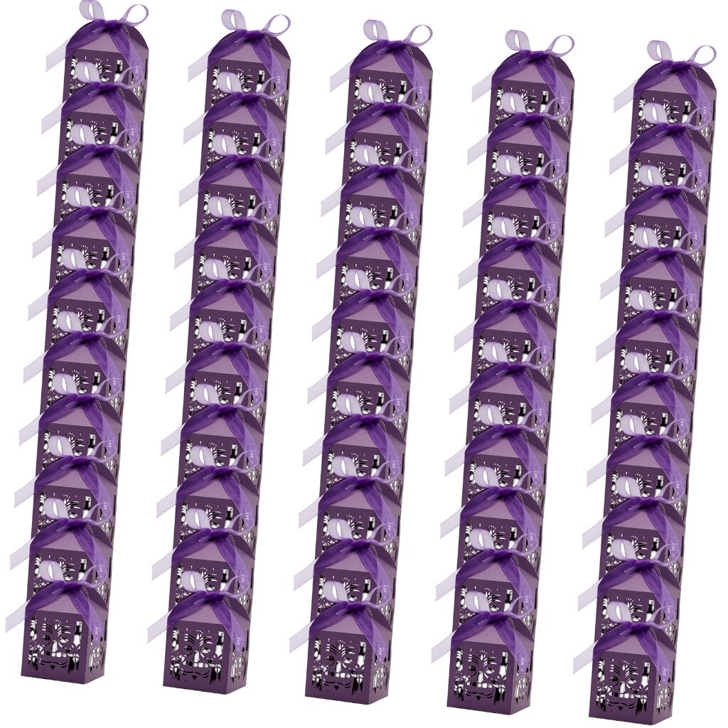 Картонные коробки в стиле Масок Для Свадебных торжеств Идеально подходят для Конфет и закусок