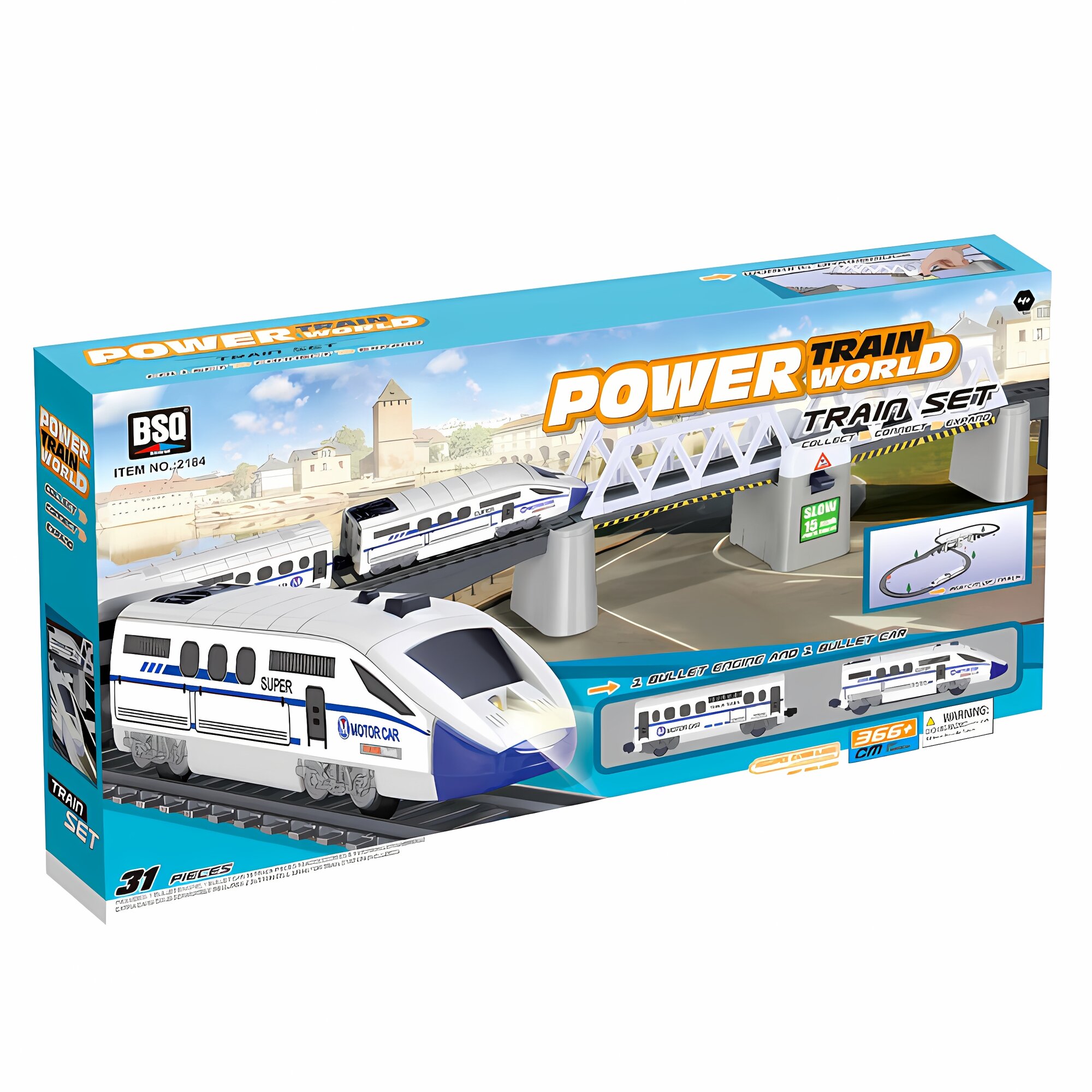 Baisiqi игровой набор Power Train World, BSQ-2184