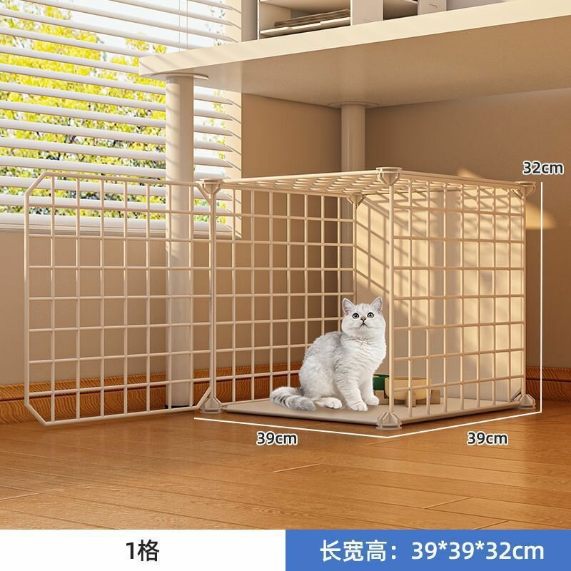 Кошачья клетка Домашний туалет Кошачья вилла в одном стиле [Бесплатные подарки при размещении заказа] Однослойный