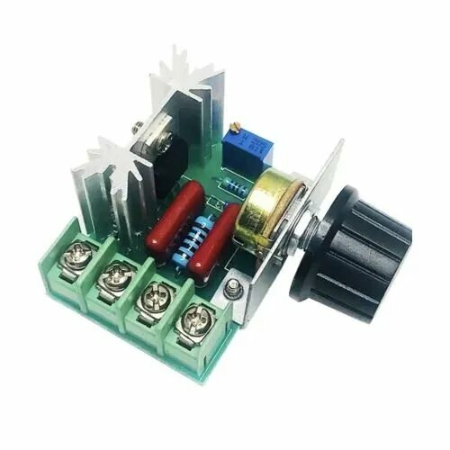 Симисторный, тиристорный регулятор мощности 2000 Вт 220В диммер, регулятор оборотов двигателя, болгарки, мощности вентилятора, освещения, нагревателей