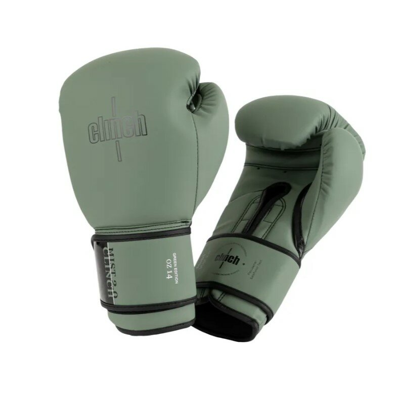Перчатки боксерские Clinch Mist 2.0 зеленые (вес 10 унций) C183