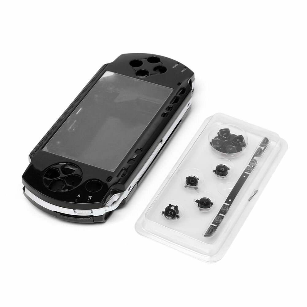 Пластиковый корпус PSP 1000, включая винты, черный