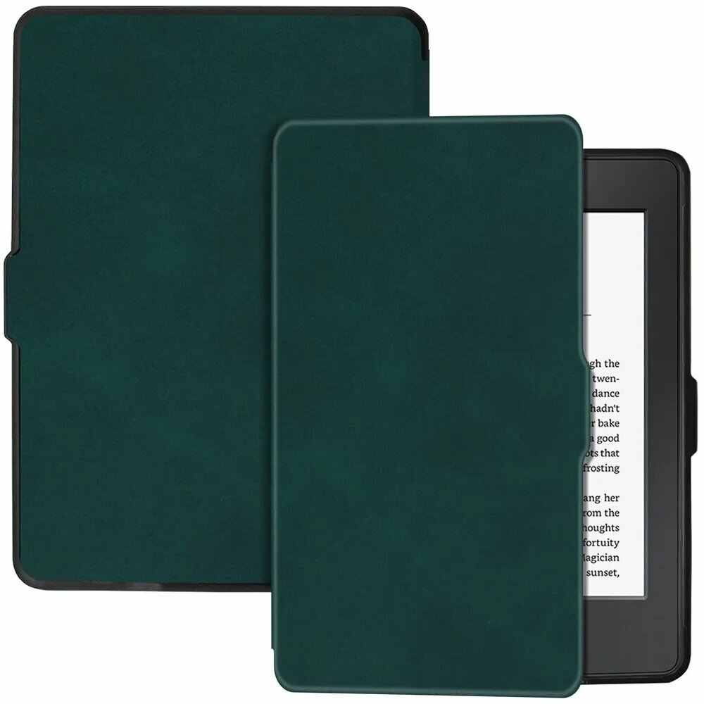 BOZHUORUI Тонкий чехол для Kindle Paperwhite 5-го/6-го/7-го поколения (выпуск 2012-2017 гг, модель EY21 и DP75SDI) - Защитный чехол из искусственной кожи с автоматическим сном/пробуждением
