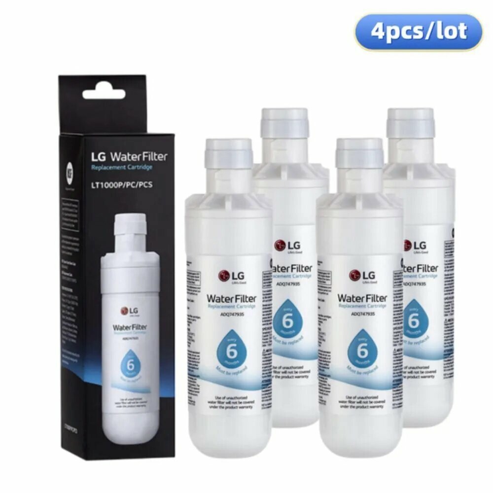 Сменный водяной фильтр холодильника для LG LT1000P, ADQ74793501, MDJ64844601, ADQ74793502 и Kenmore 9980, 46-9980, совместимый с моделями LFXC24796S, LSFXC2496D, сертифицированный NSF