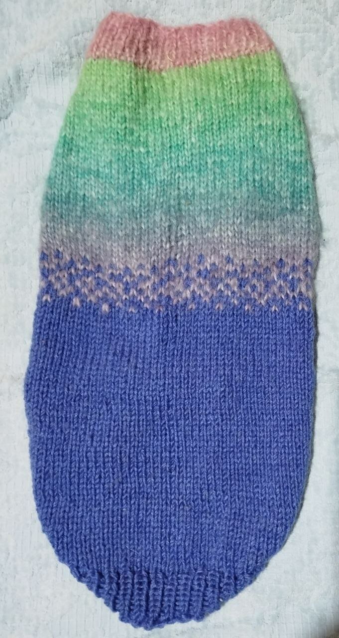 Свитер "Безрукавка", для собак, гипоаллергенный акрил, меланж, L